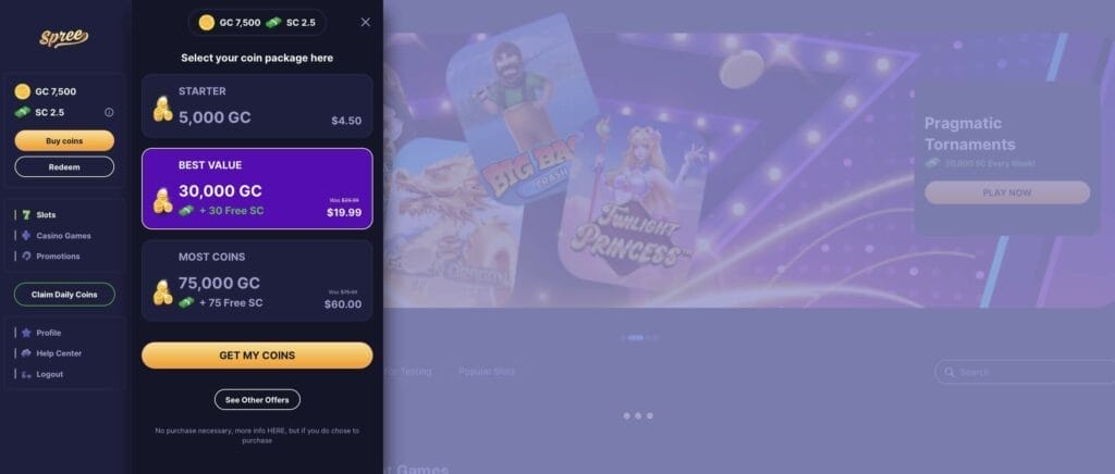 Spree Social Casino Review 2024 - Bonuses & Promo | Clovr