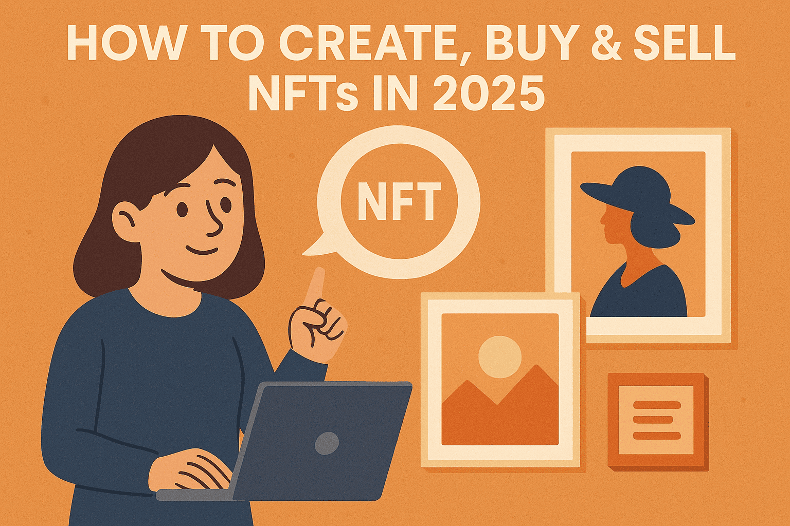 How to Create, Buy & Sell NFTs in 2025: A Step-by-Step Guide - Clovr.com