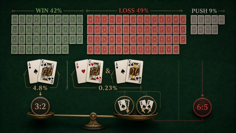 Blackjack Statistics 2025: Market Data, House Edge and Odds | Clovr.com